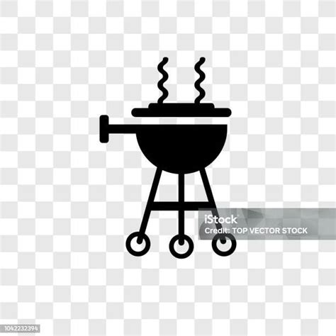 투명 한 배경 바베 큐 투명도 로고 디자인에 고립 된 바베 큐 벡터 아이콘 고기에 대한 스톡 벡터 아트 및 기타 이미지 고기 굽기 디자인 Istock