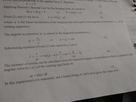 solved data analysis 1 use eq 6 and the measured data in