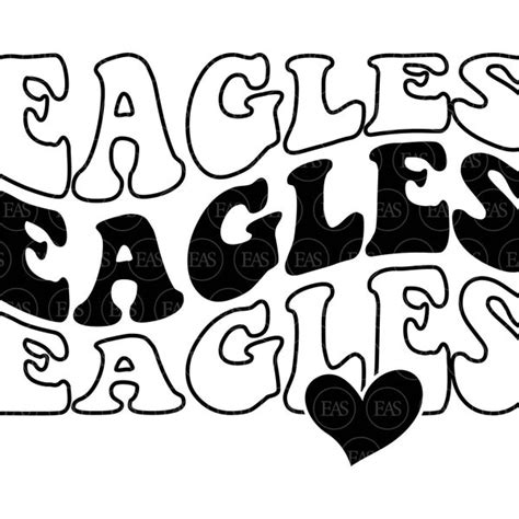Philadelphia Eagles Font Etsy