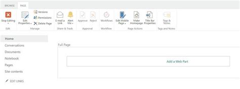 How To Create A Content Editor Web Part Page In Sharepoint