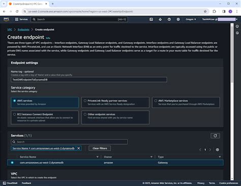 Tech Blog Tips Aws Create A Gateway Vpc Endpoint To Access Dynamodb