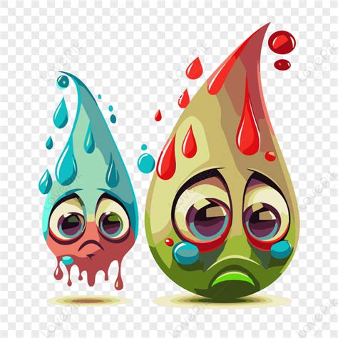 눈물 방울 벡터만화상표클립 아트 Png 일러스트 무료 다운로드 Lovepik