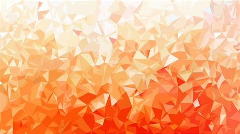 Abstract Geometric Orange Triangle Background Premium Ai Generated Vector