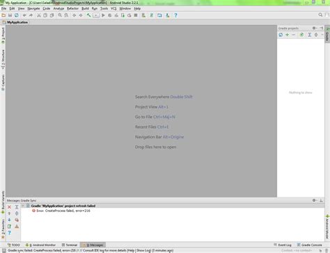 Android Studio Erreur CreateProcess Failed Error Par PaulCoutant Page