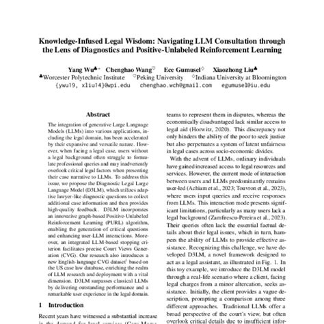 Knowledge Infused Legal Wisdom Navigating Llm Consultation Through The Lens Of Diagnostics And