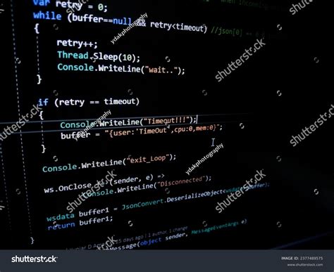 Programming Code On Computer Screen Source Stock Photo Shutterstock