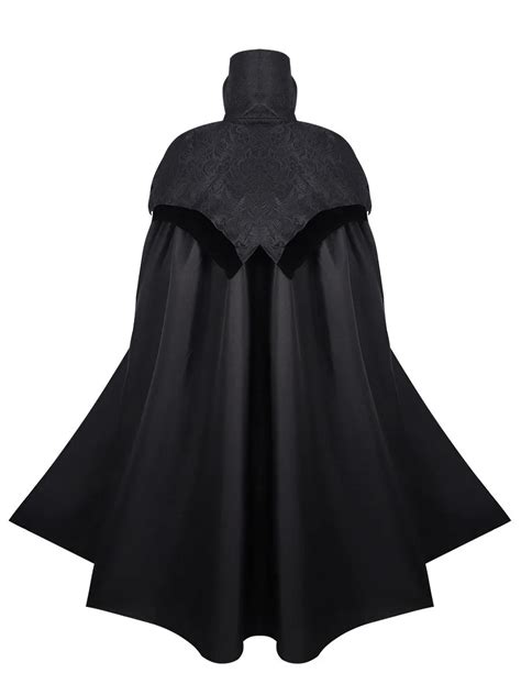 Mens Gothic Cloak Dark And Dramatic Style The End Cult