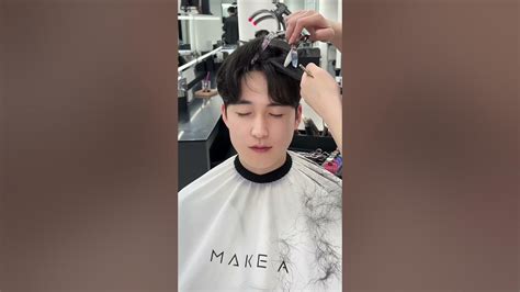 세미리프는 이렇게 휘는모류 부스스한 모발 한방에 해결 남자헤어스타일 남자머리 남자파마 남자머리추천 메이크에이 남자내린머리 시스루컷 곱슬머리 남자볼륨매직