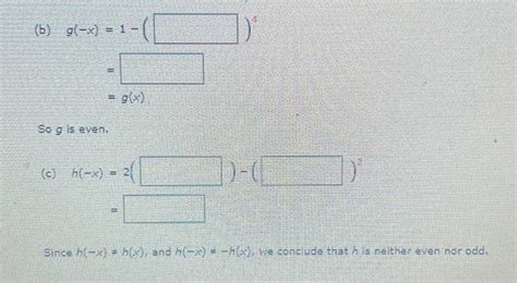 Solved Determine Whether Each Of The Following Functions Is Chegg