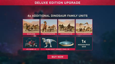 Jurassic World Evolution 3 Deluxe Upgrade Pack Epic Games Store