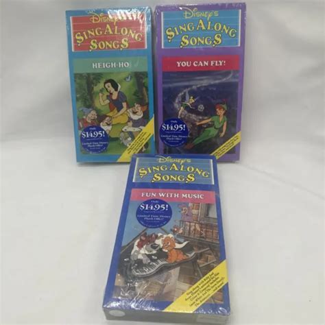 Disney Sing Along Songs Lot Of Vhs Cassette Tapes Picclick Ca My Xxx Hot Girl