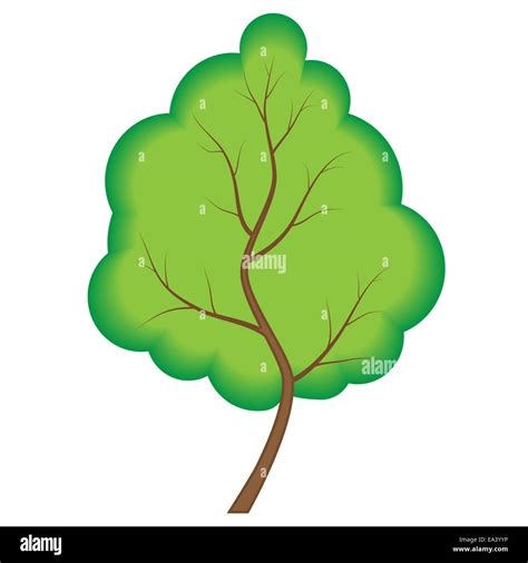 Abstract Green Tree Stock Photo Alamy