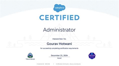 Salesforce Certification Trailblazer Gaurav Hotwani