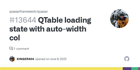 qtable loading state with auto width col · issue 13644