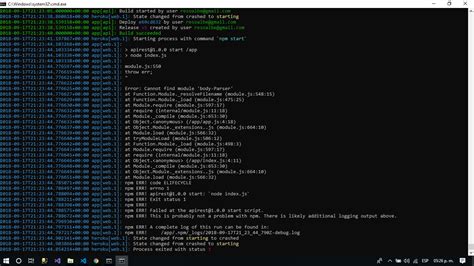 Node Js Error Cannot Find Module Body Parser Deploy HEROKU Stack