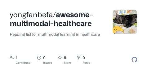 Github Yongfanbeta Awesome Multimodal Healthcare Reading List For Multimodal Learning In