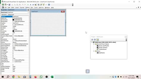 Vba Excel 2 Membuat Userform Youtube