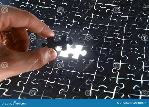 Assembling The Puzzle Stock Image Image Of Join Connection 7173253