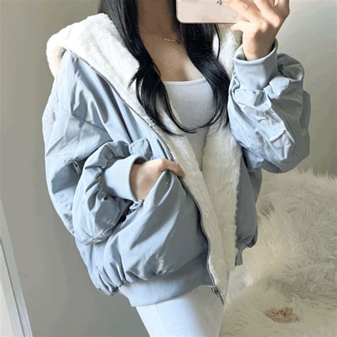 최저가고퀄리티 밍크퍼 양면 무스탕 항공점퍼 리시버블 패딩 밍크퍼패딩 밍크집업 가을 겨울 점퍼 3color 에이블리