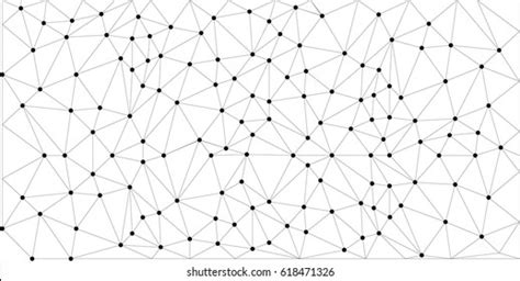 polygon lines points grid overlay element stock vector royalty free