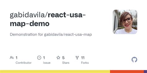GitHub Gabidavila React Usa Map Demo Demonstration For Gabidavila React Usa Map