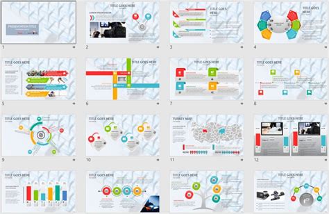 abstract cubes powerpoint 138154