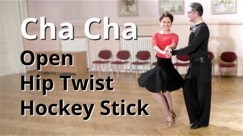 Cha Cha Routine with Open Hip Twist and Hockey Stick | Latin Dance - YouTube