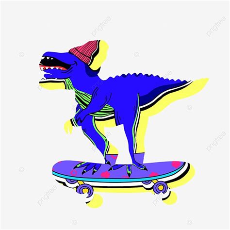 귀여운 캐릭터 일러스트 손 그림 동물 공룡 아름다운 만화 장식 패턴 PNG 일러스트 및 PSD 이미지 무료 다운로드