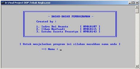 PROGRAM GAME TEBAK ANGKA Blog Kuliah Online