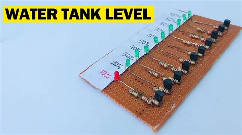 Diy Water Level Indicator For Water Tank YouTube