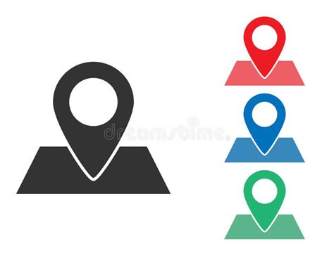 red pin tag pointer for map location mark icon geo pointer for