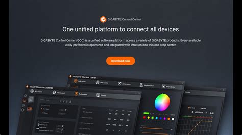 GigaByte Control Center Install - YouTube