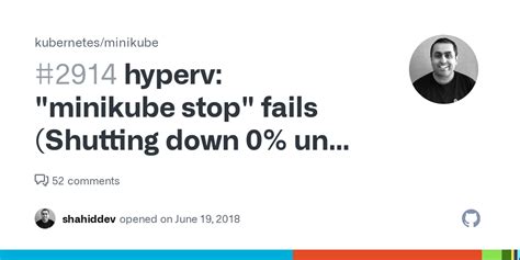 Hyperv Minikube Stop Fails Shutting Down 0 Until It Eventually