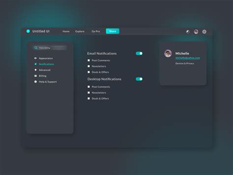 Day 007 Settings UI By Sanya Shankar On Dribbble