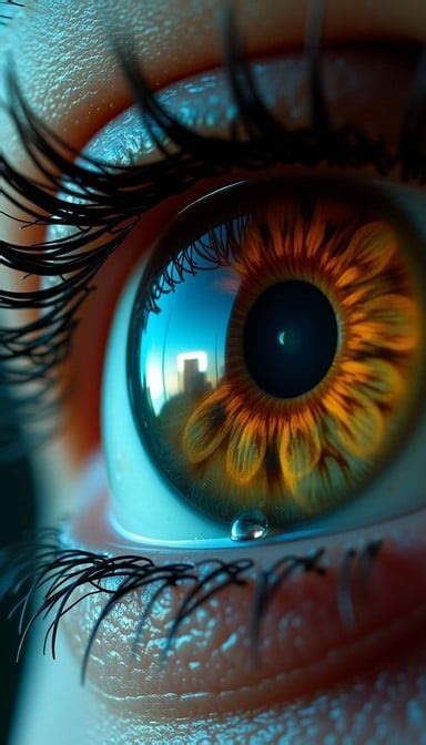 Free Gaze Reflects Life Image Eye Teardrop Iris Download At Stockcake