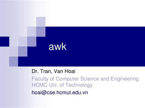 PPT Awk PowerPoint Presentation Free Download ID 3349455