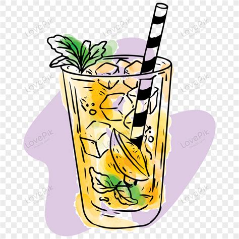 신선한 레몬 주스 그림 Png 일러스트 무료 다운로드 Lovepik