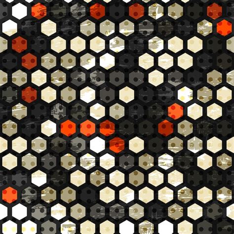 Premium Vector Abstract Cells Seamless Texture