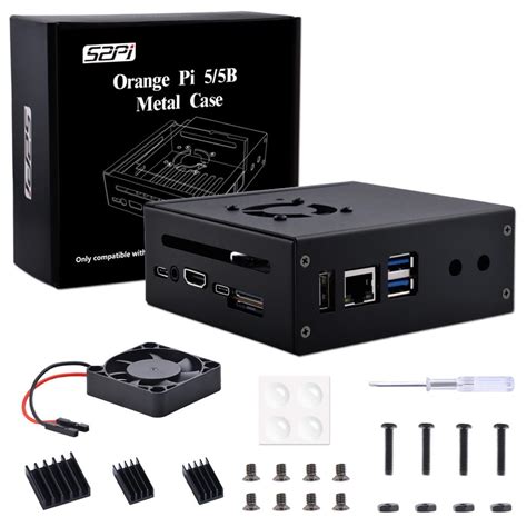 Geeekpi Orange Pi 5 5b Metal Case