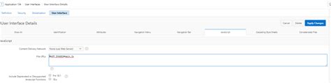 Oracle Apex How To Call An External Javascript Function In A Dynamic