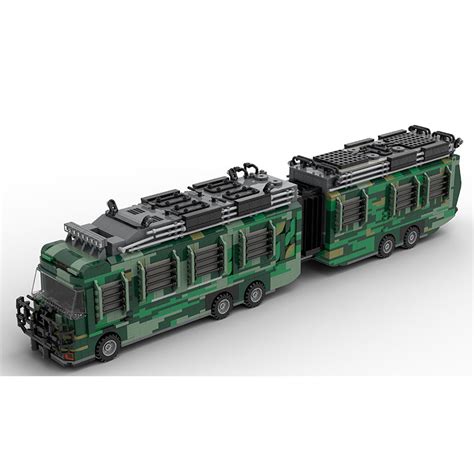 Moc 112801 Jurassic Park Fleetwood Rv Mobile Lab V20 Godbricks