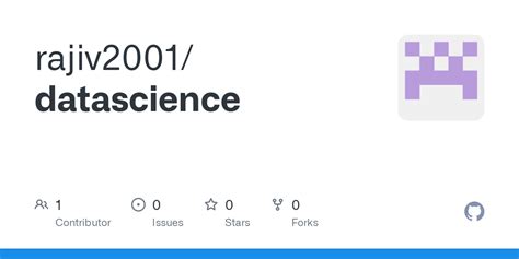 GitHub Rajiv Datascience