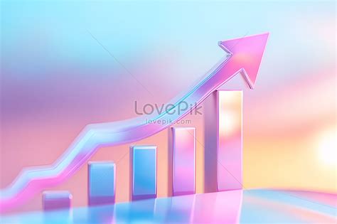 비즈니스 성장 보라색 화살표