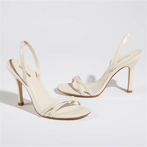 Annie Sandal In Ivory Leather Ivory 55 Kläder