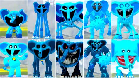 Evolution Of All New Bubba Bubbaphant Smiling Critters Poppy Playtime Chapter 3 In Garrys Mod