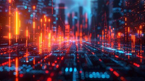 Photo Realistic Ai Business Forecasting Concept Financial Analysts