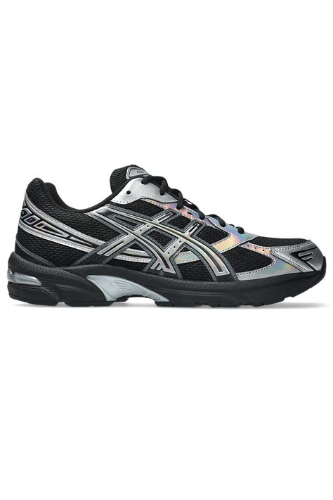 Asics Gel 1130 Black Pure Silver Women Blue Button Shop