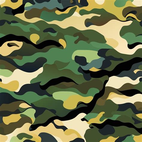Premium Vector Seamless Camo Design With Earthy Tones Vector Graphic