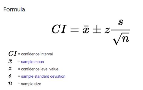 How To Calculate The Confidence Interval In Google Sheets Sheetaki