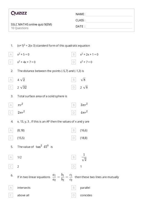 50 distance between two parallel lines worksheets on quizizz